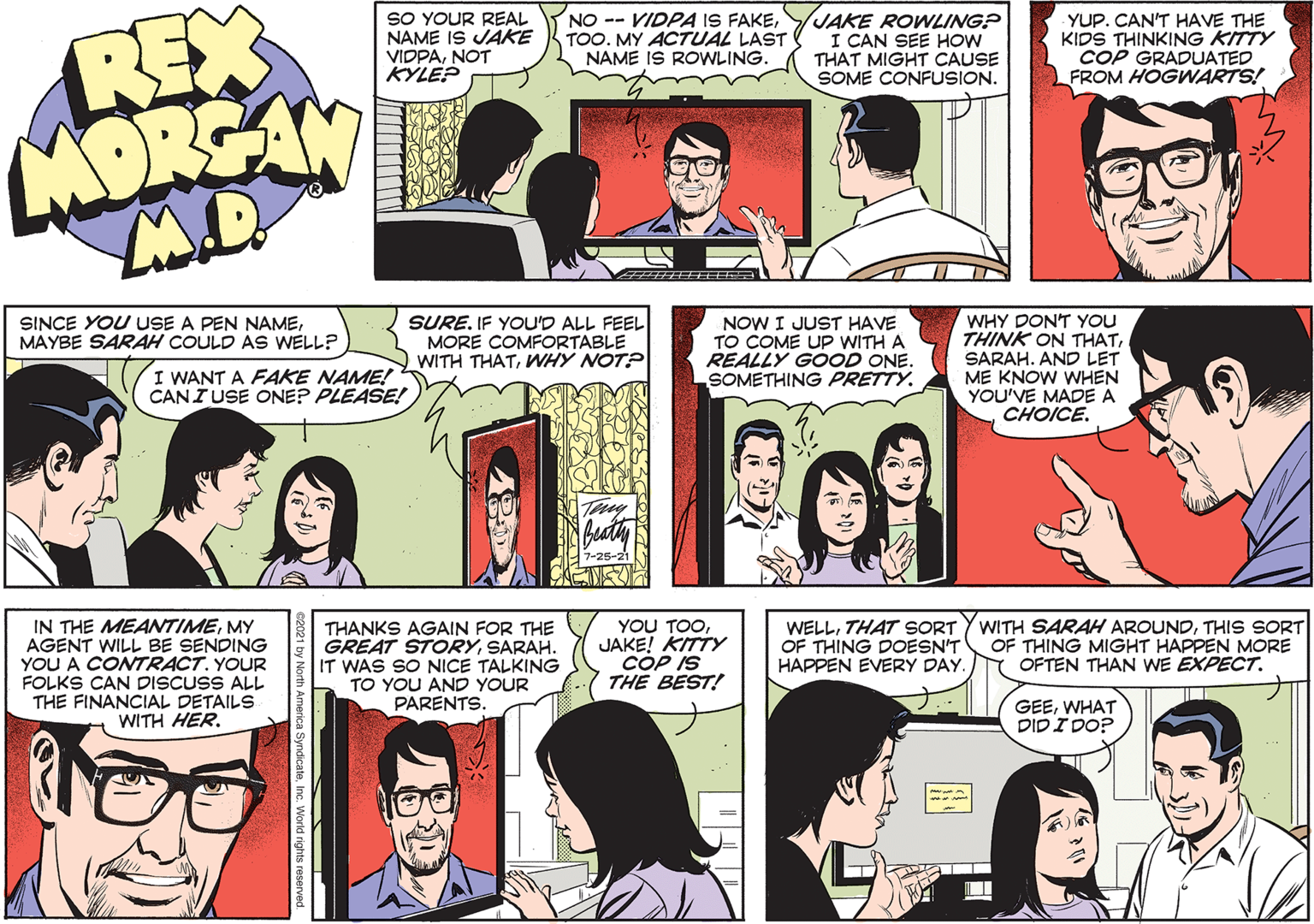 Rex Morgan M.D. Comic Strip 2021-07-25 | Comics Kingdom