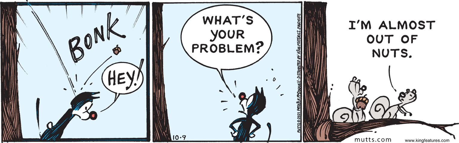 Mutts Comic Strip 2021-10-09 | Comics Kingdom