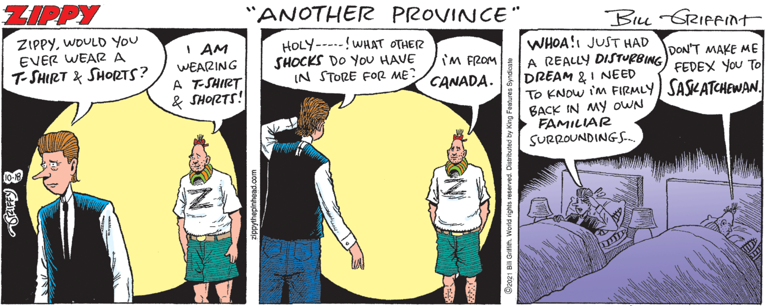 Zippy The Pinhead Comic Strip 2021-10-18 | Comics Kingdom