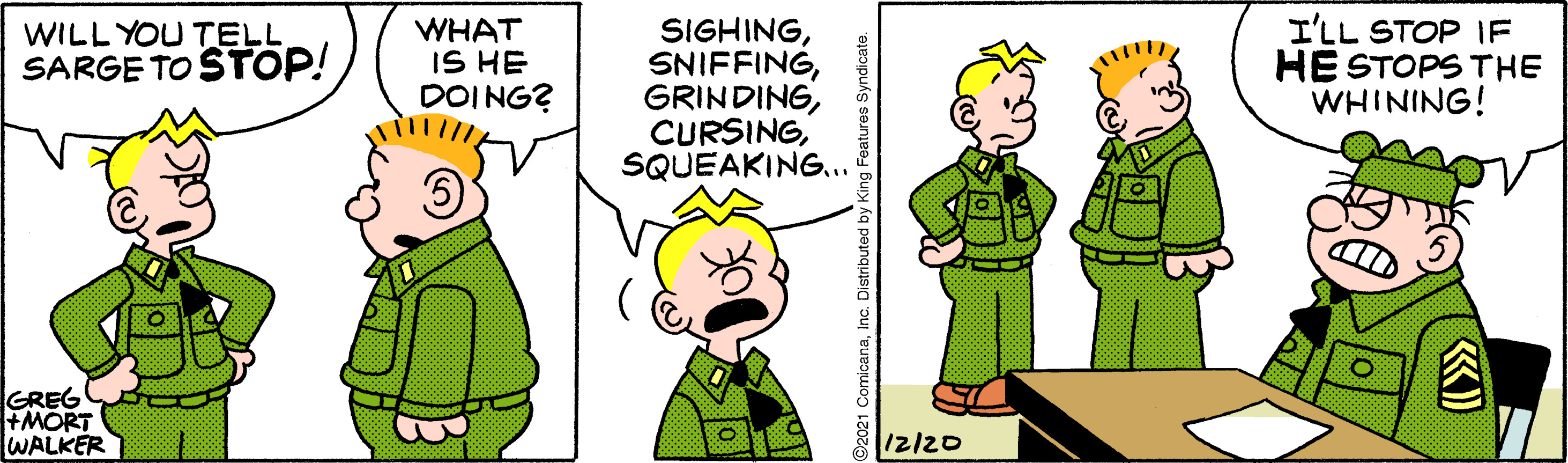 Beetle Bailey Comic Strip 2021-12-20 | Comics Kingdom
