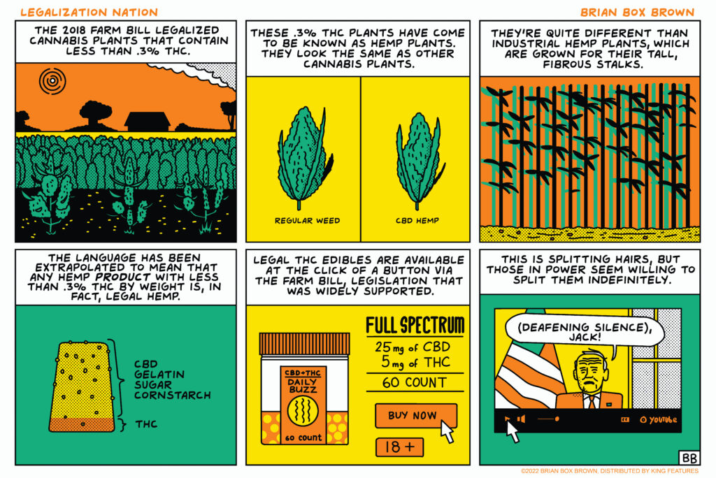 Legalization Nation by Brian "Box" Brown | Comics Kingdom