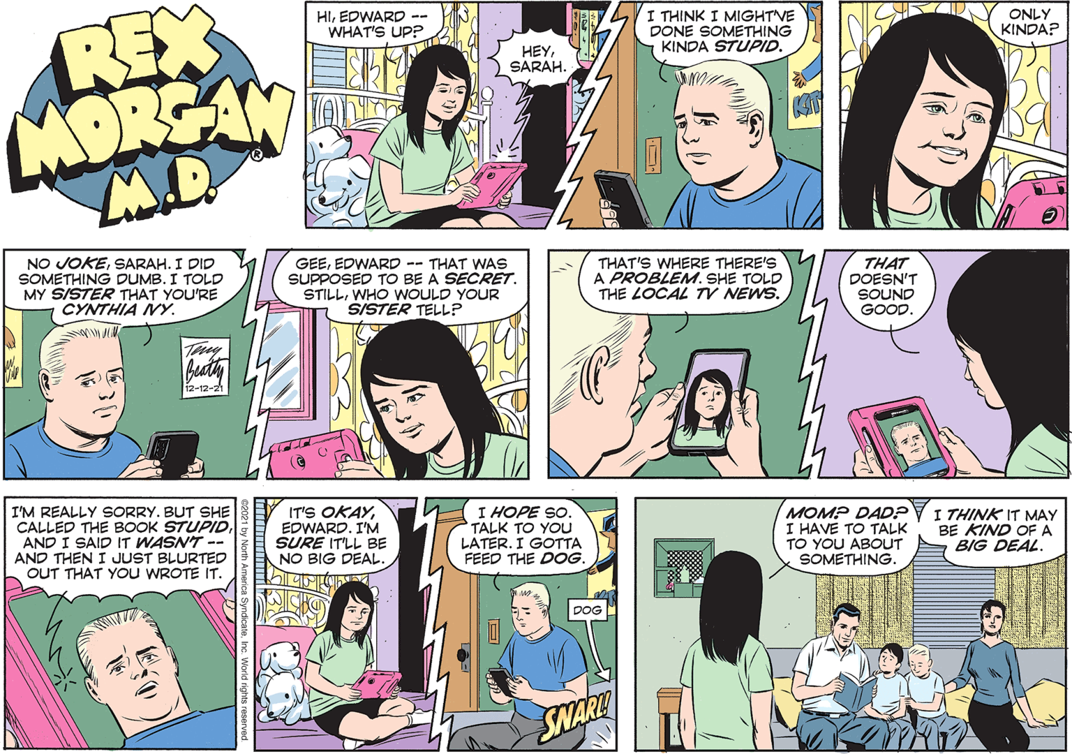 Rex Morgan M.D. Comic Strip 2021-12-12 | Comics Kingdom