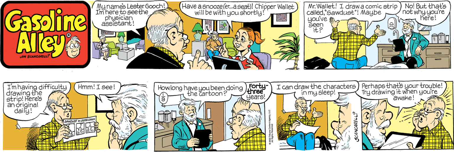 Gasoline Alley Comic Strip 2022-01-09 | Comics Kingdom