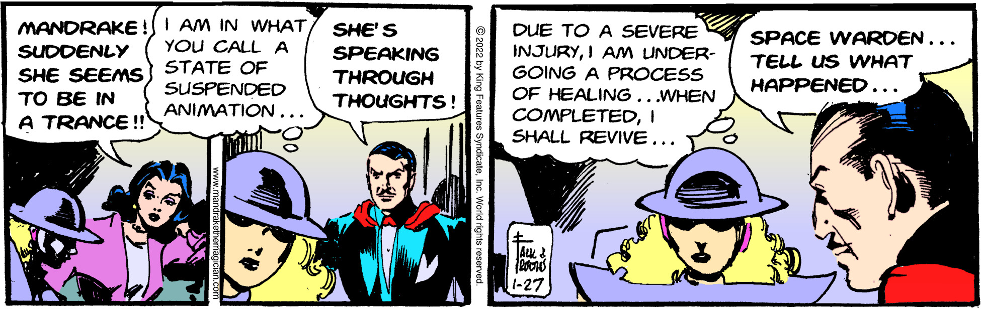 Mandrake The Magician Comic Strip 2022-01-27 | Comics Kingdom