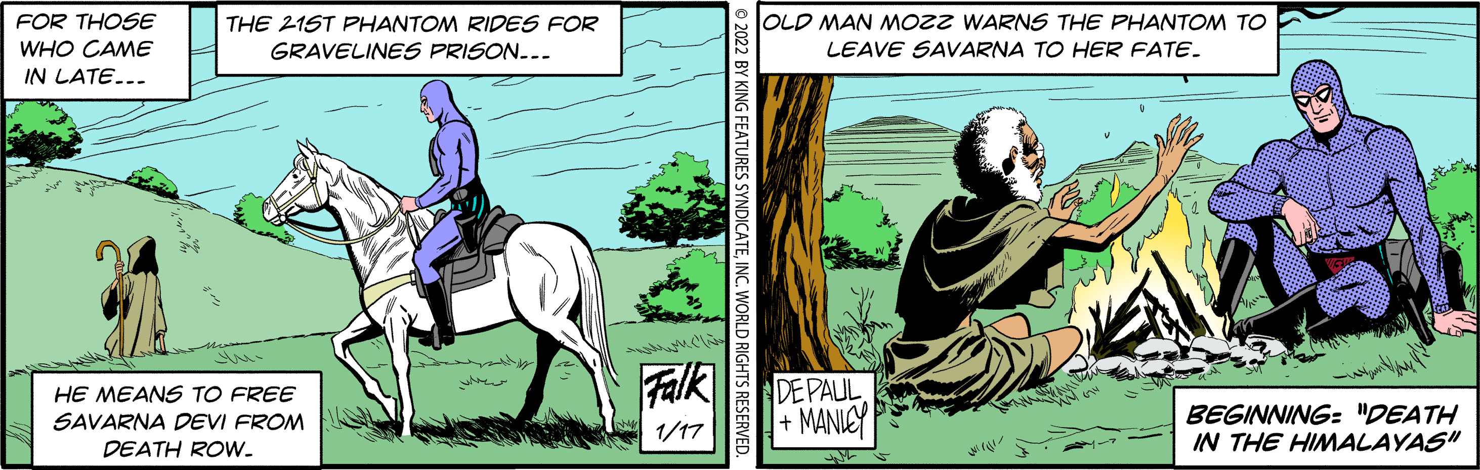 The Phantom Comic Strip 2022-01-17 | Comics Kingdom