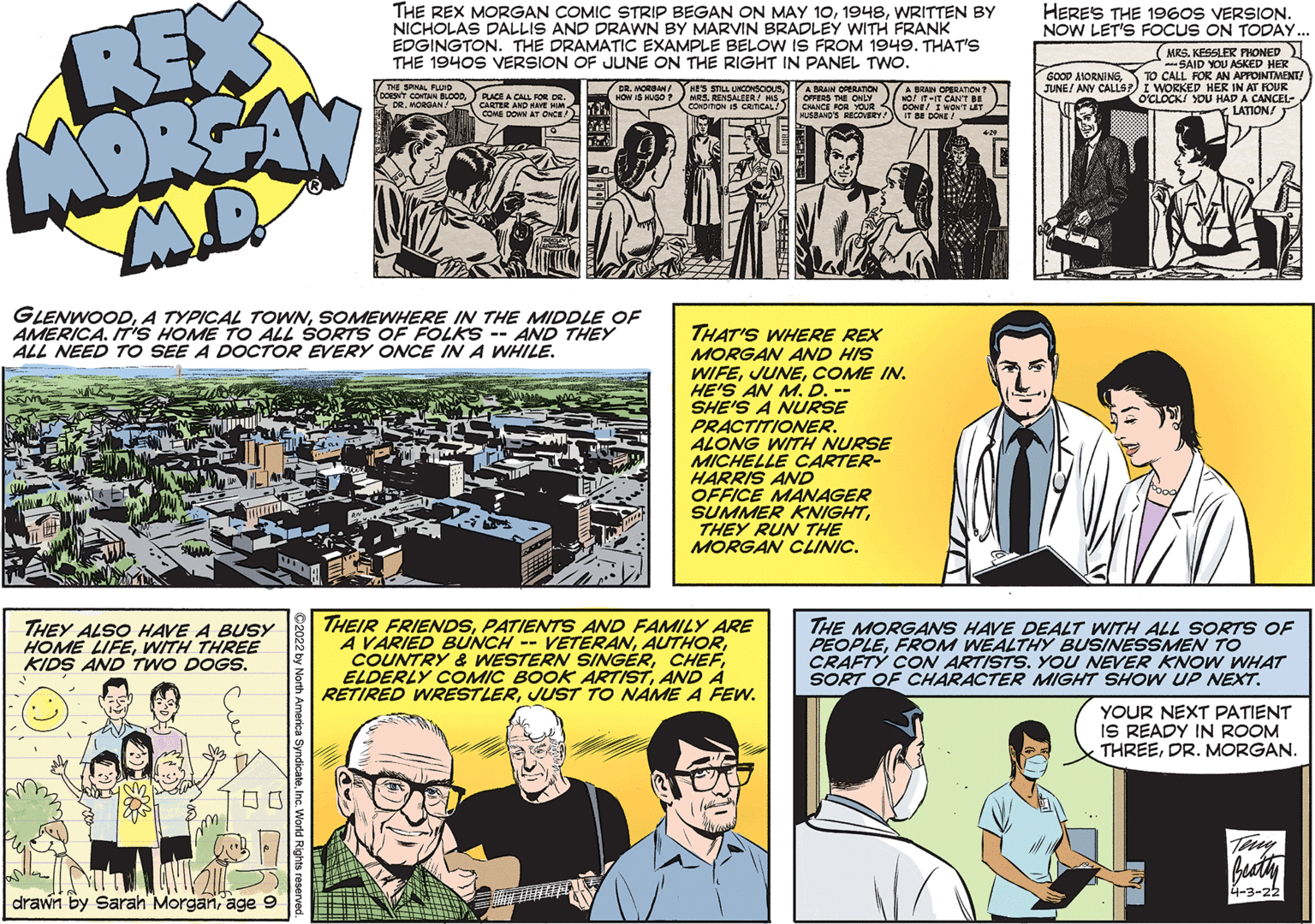 Rex Morgan M.D. Comic Strip 2022-04-03 | Comics Kingdom