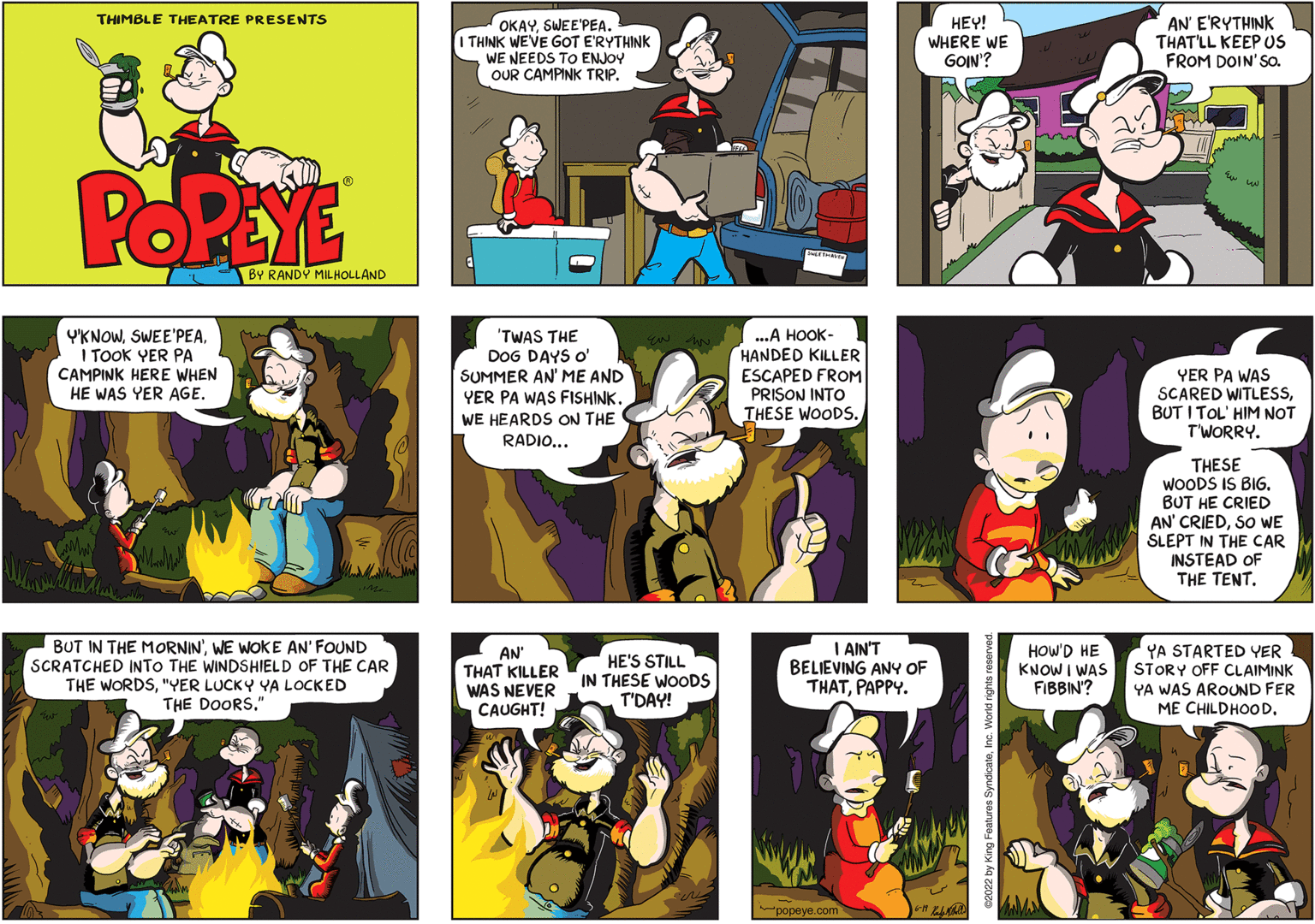 Popeye Sunday comic strip to be taken over by longtime web cartoonist ...