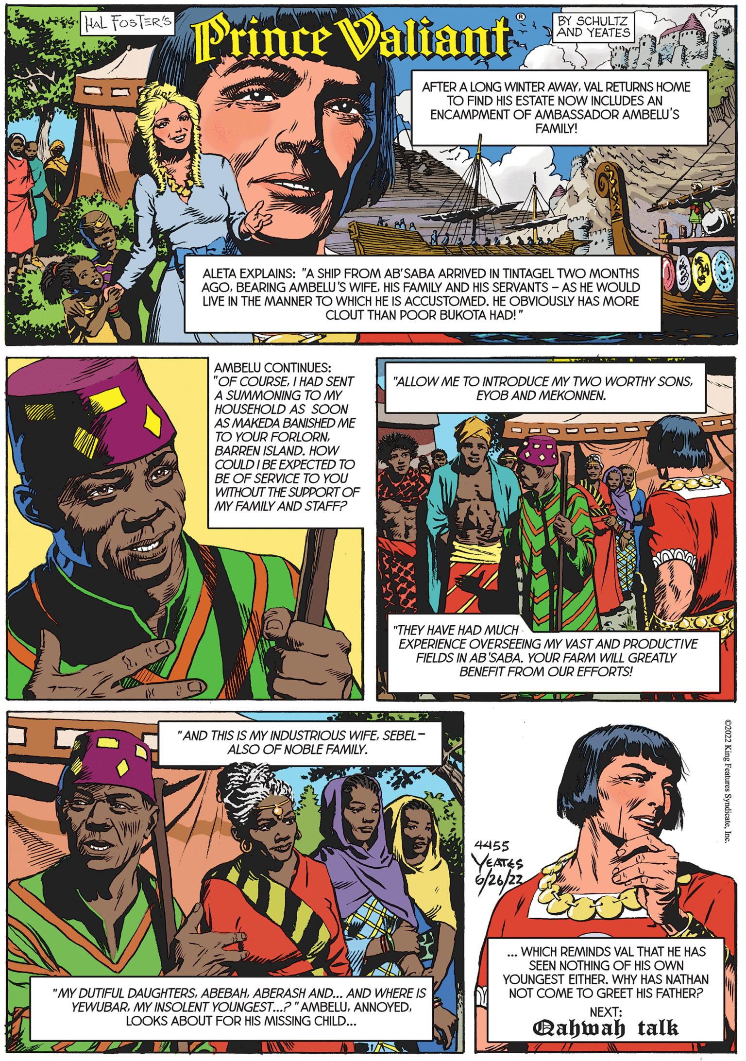 Prince Valiant Comic Strip 2022-06-26 | Comics Kingdom