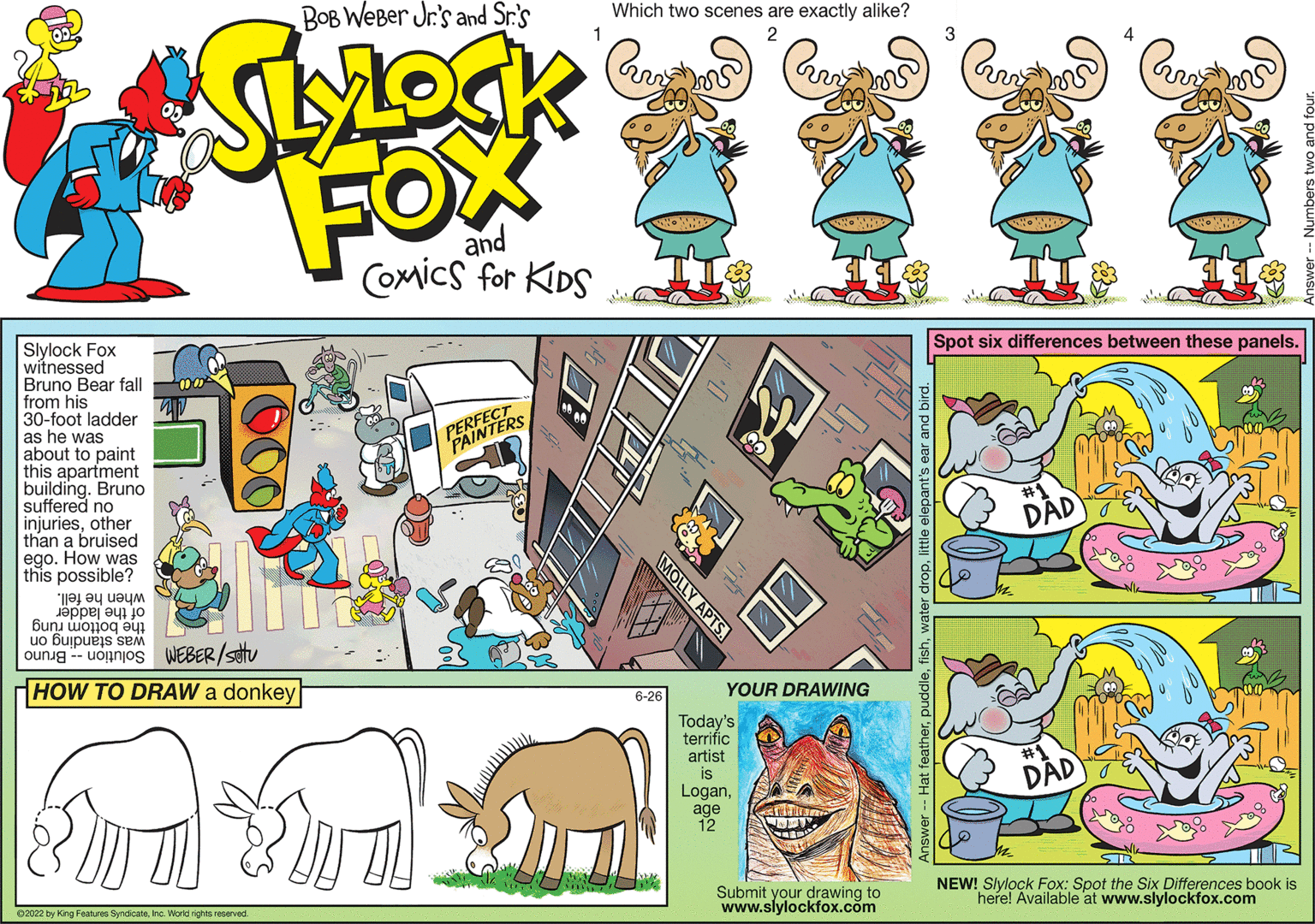 Slylock Fox Comic Strip 2022-06-26 | Comics Kingdom
