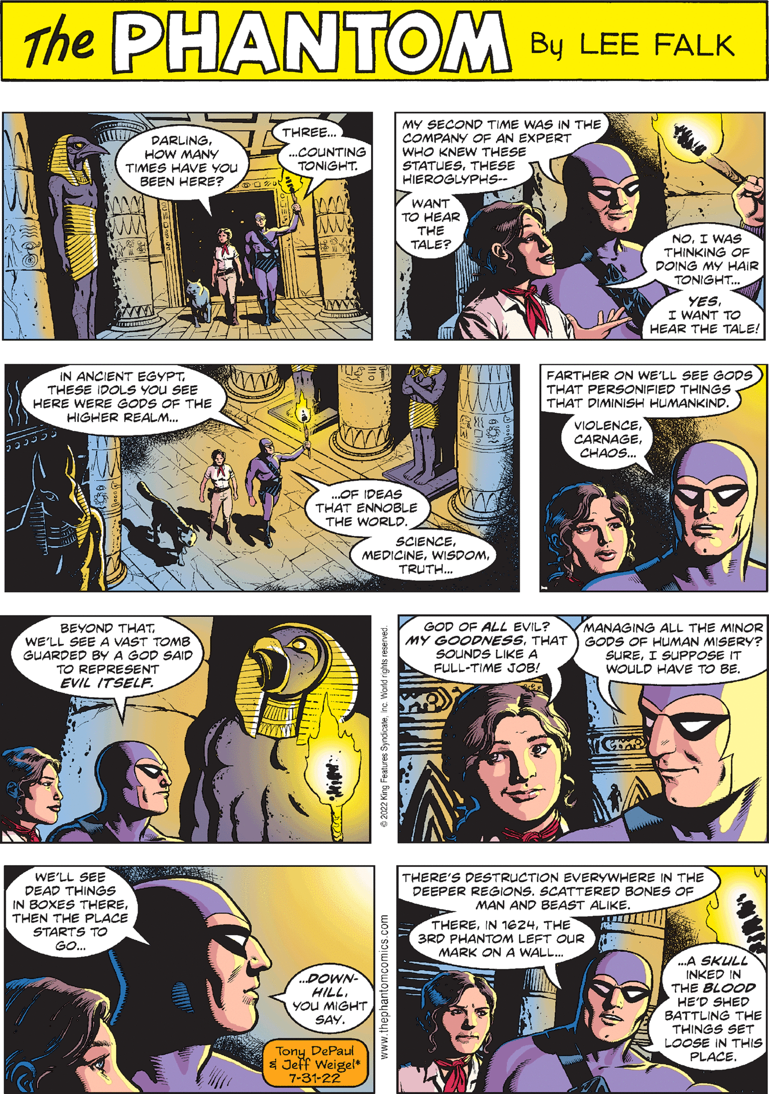 The Phantom Comic Strip 2022-07-31 | Comics Kingdom