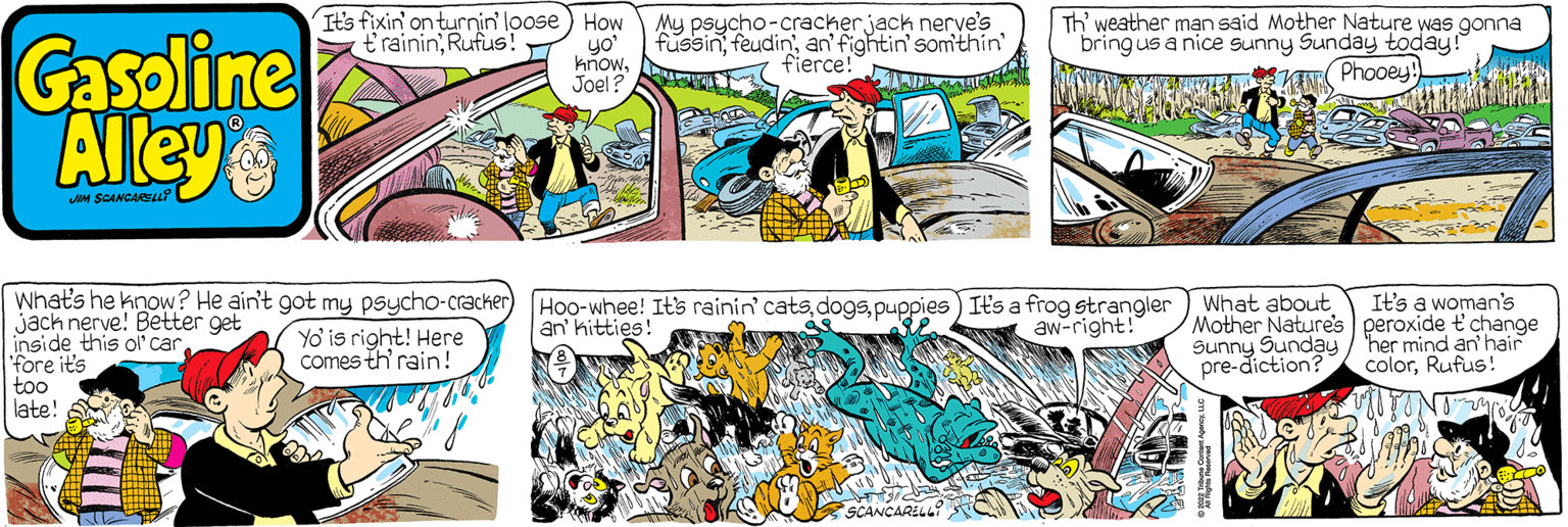 Gasoline Alley Comic Strip 2022-08-07 | Comics Kingdom