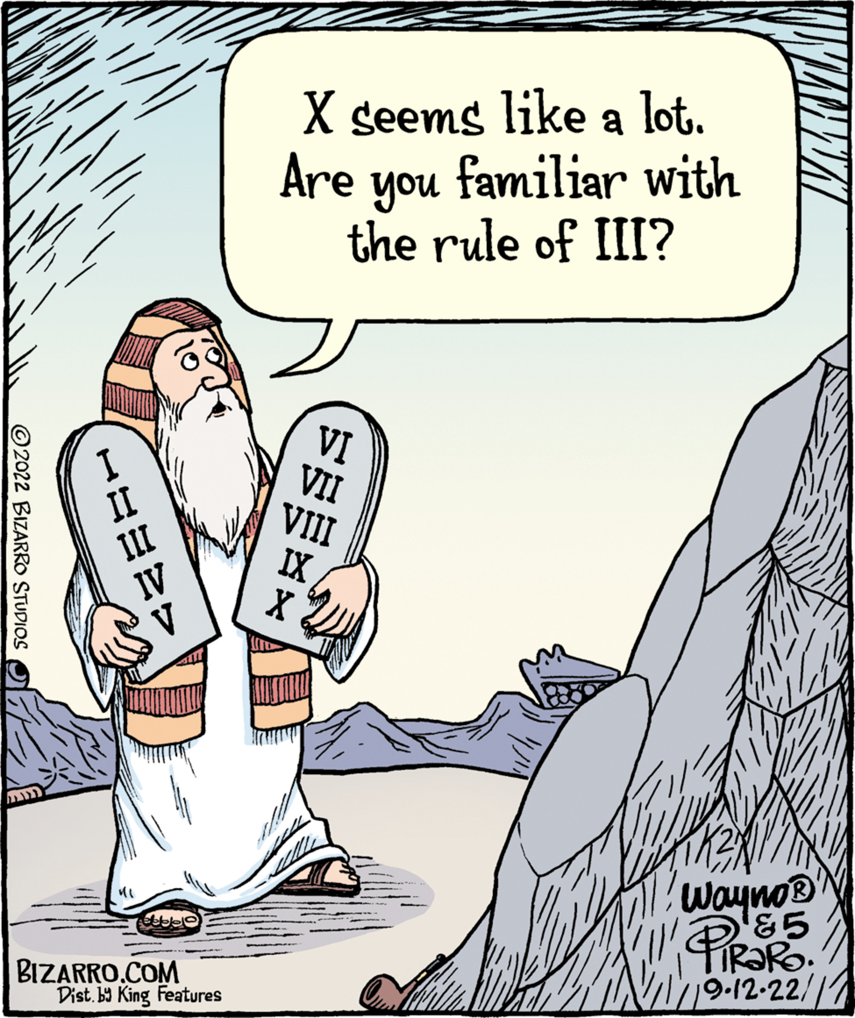 Bizarro Comic Strip 2022-09-12 | Comics Kingdom