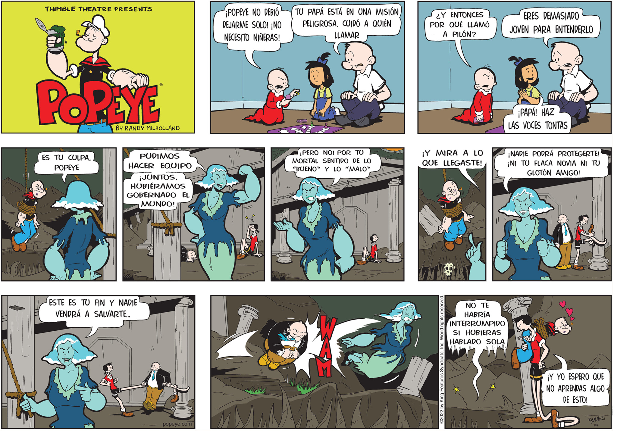 Popeye Comic Strip 2022-09-04 | Comics Kingdom