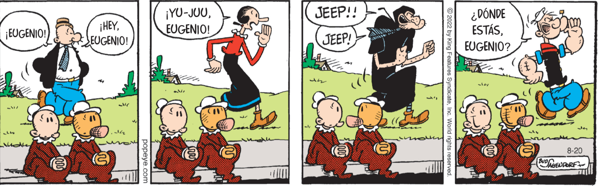 Popeye Comic Strip 2022-09-10 | Comics Kingdom