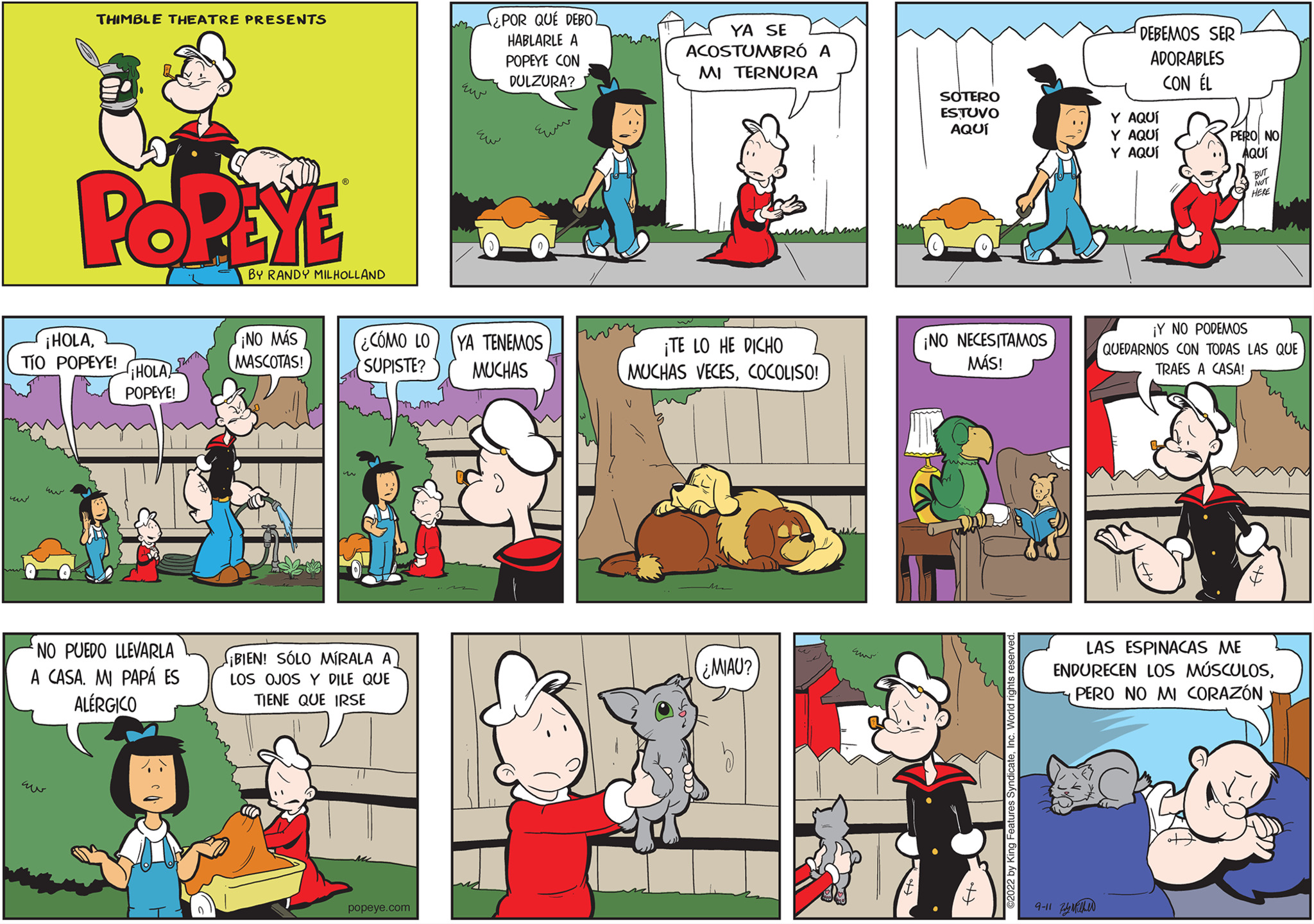 Popeye Comic Strip 2022-09-11 | Comics Kingdom
