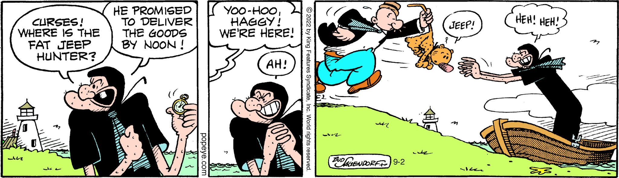 Popeye Comic Strip 2022-09-02 | Comics Kingdom
