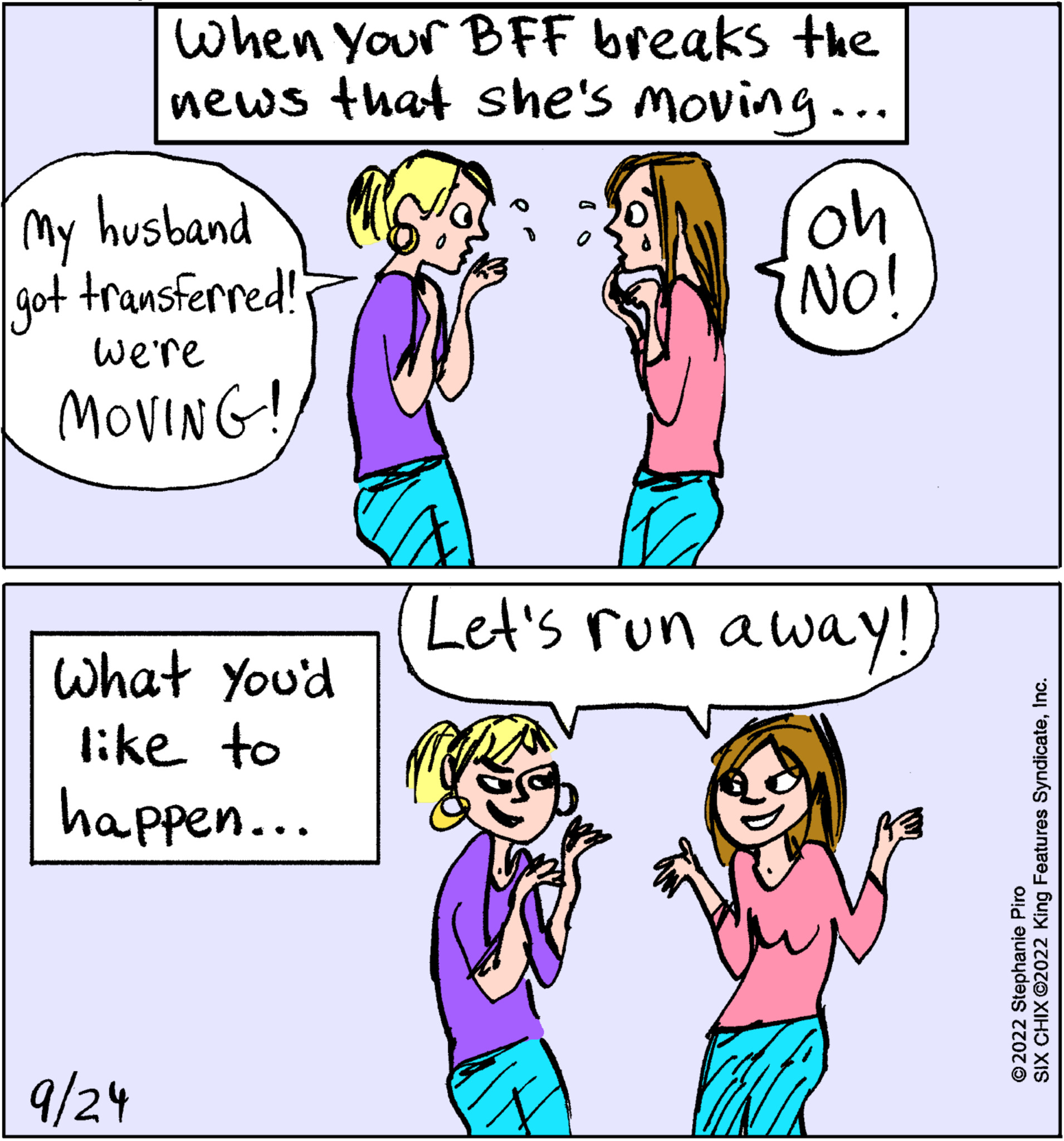 Six Chix Comic Strip 2022-09-24 | Comics Kingdom