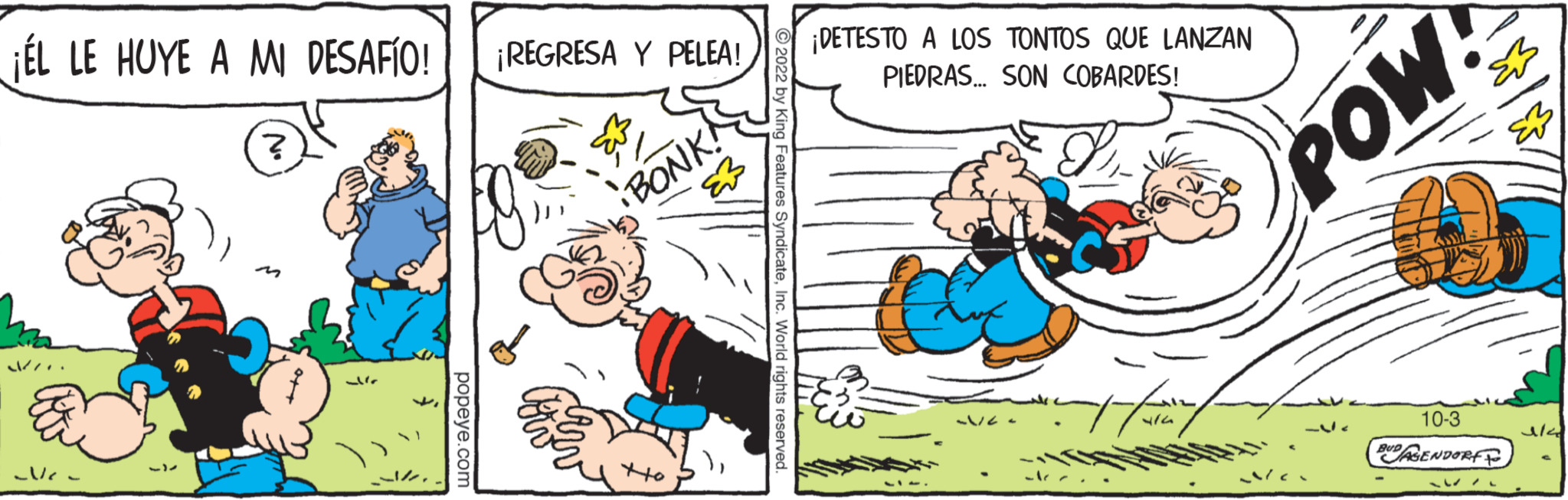Popeye Comic Strip 2022-10-24 | Comics Kingdom