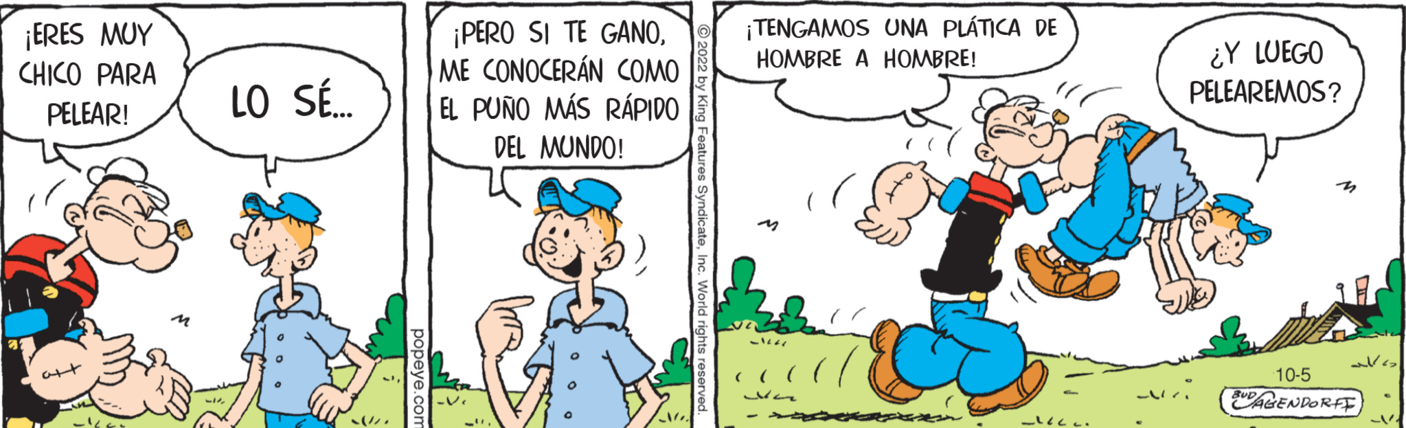 Popeye Comic Strip 2022-10-26 | Comics Kingdom