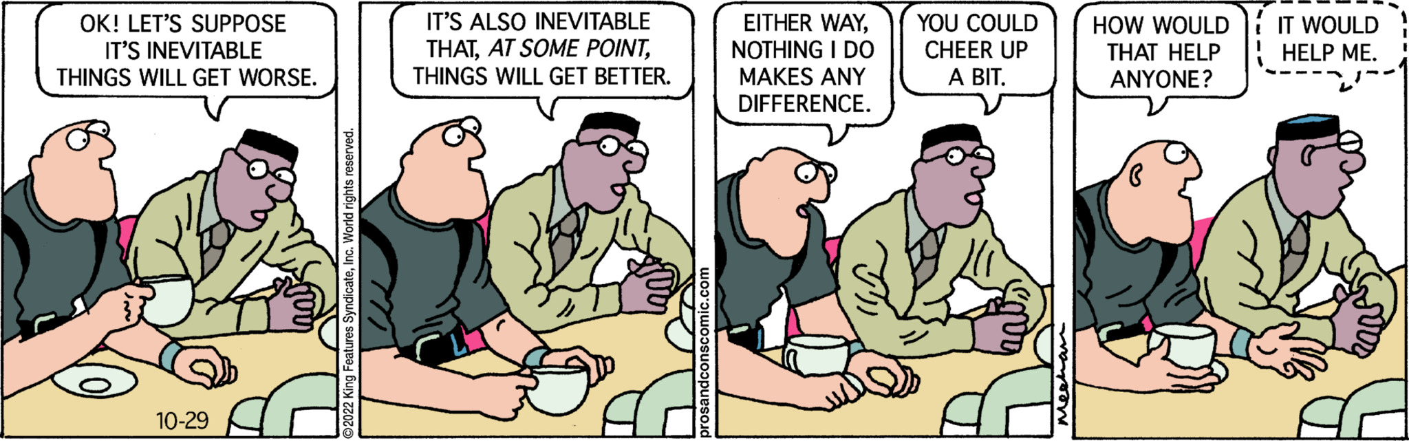 Pros & Cons Comic Strip 2022-10-29 | Comics Kingdom