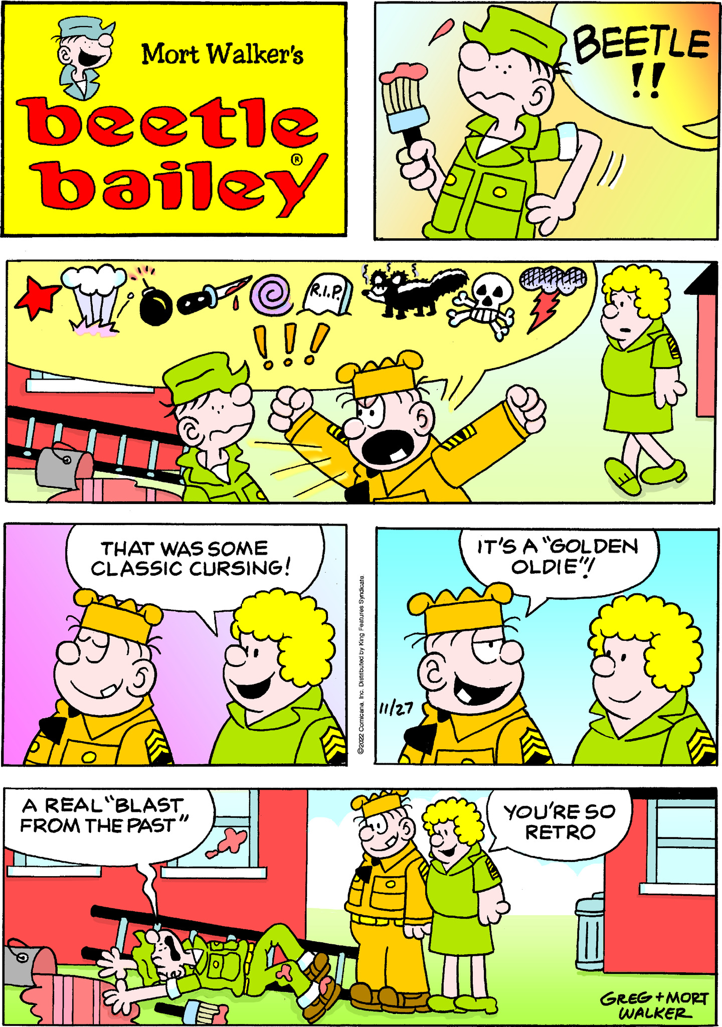 Beetle Bailey Comic Strip 2022-11-27 | Comics Kingdom