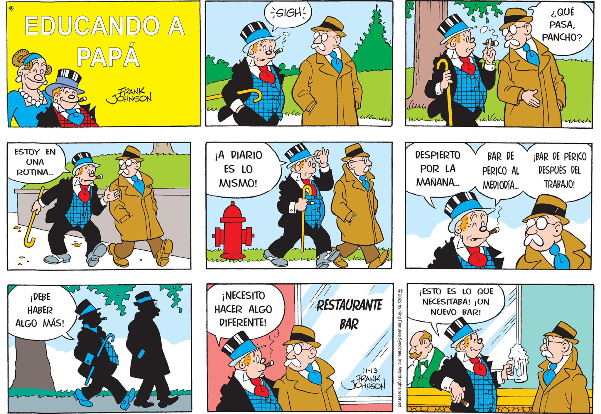 Bringing Up Father Comic Strip 2022-11-13 | Comics Kingdom