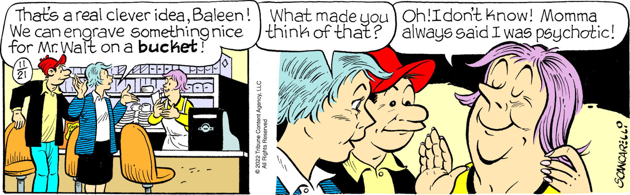 Gasoline Alley Comic Strip 2022-11-21 | Comics Kingdom
