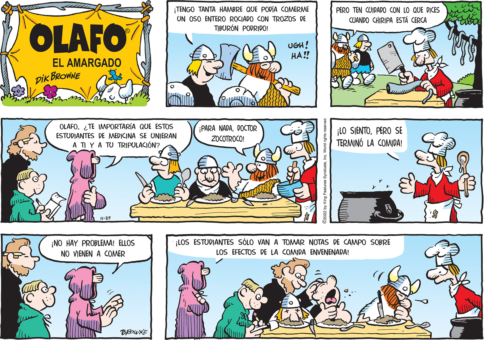 Hagar The Horrible Comic Strip 2022-11-27 | Comics Kingdom