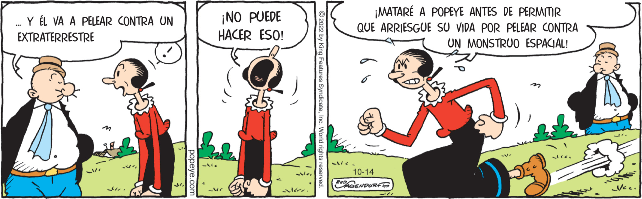 Popeye Comic Strip 2022-11-04 | Comics Kingdom