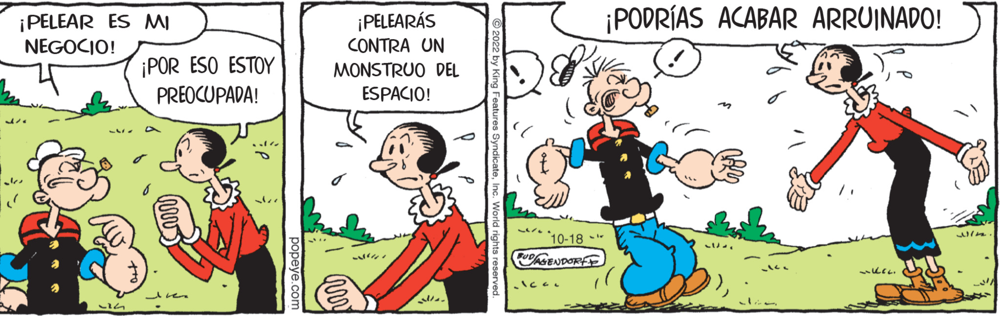 Popeye Comic Strip 2022-11-08 | Comics Kingdom