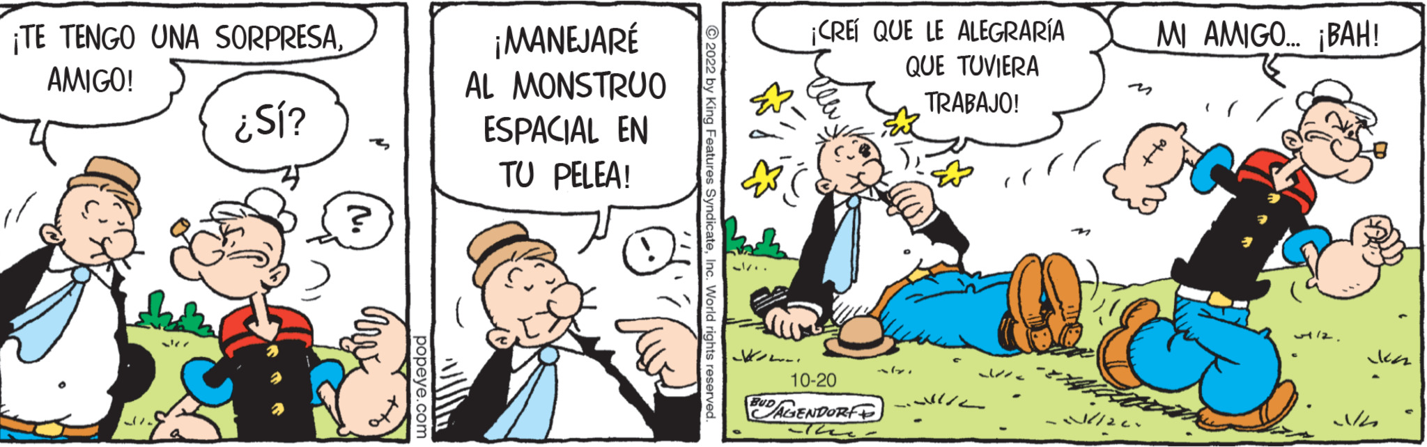 Popeye Comic Strip 2022-11-10 | Comics Kingdom