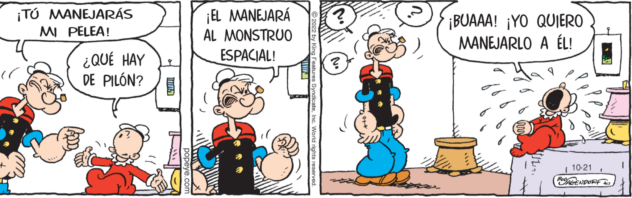 Popeye Comic Strip 2022-11-11 | Comics Kingdom