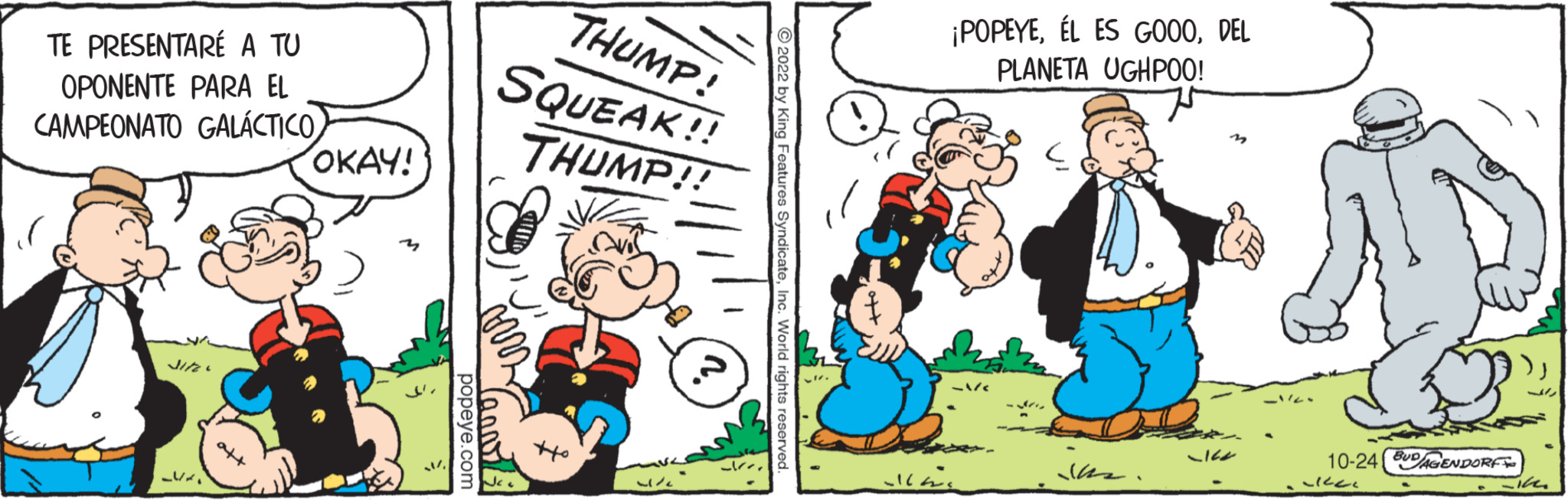 Popeye Comic Strip 2022-11-14 | Comics Kingdom