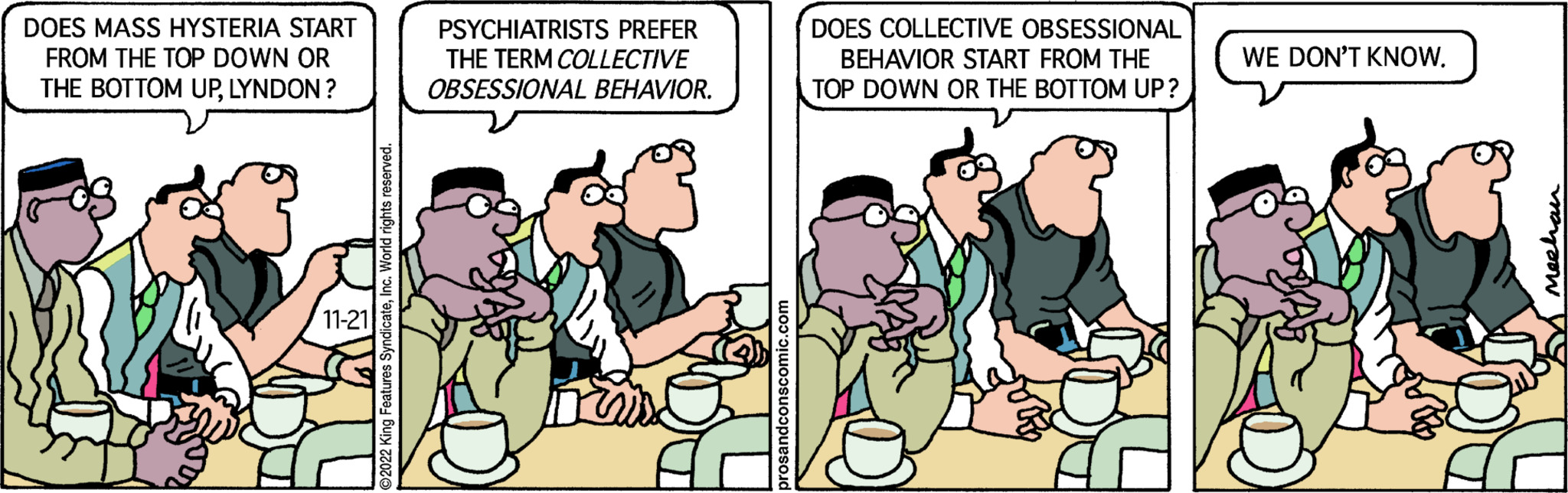 Pros & Cons Comic Strip 2022-11-21 | Comics Kingdom