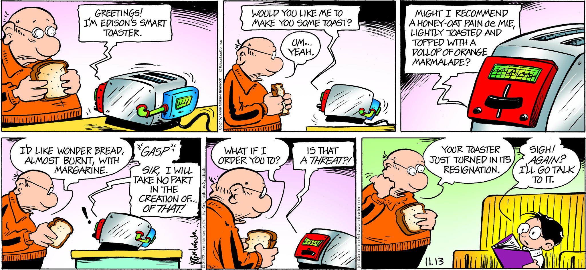 The Brilliant Mind Of Edison Lee Comic Strip 2022-11-13 | Comics Kingdom