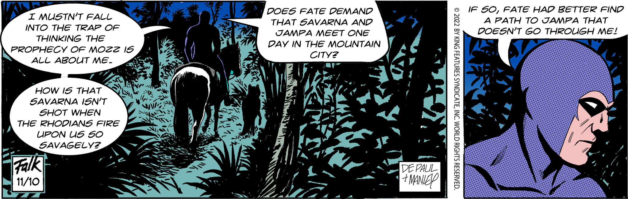 The Phantom Comic Strip 2022-11-10 | Comics Kingdom