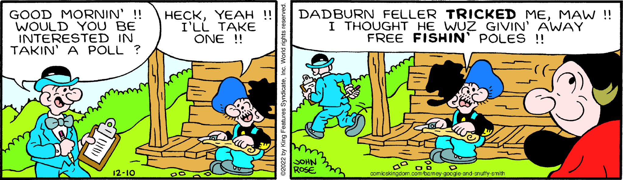Barney Google And Snuffy Smith Comic Strip 2022-12-10 | Comics Kingdom