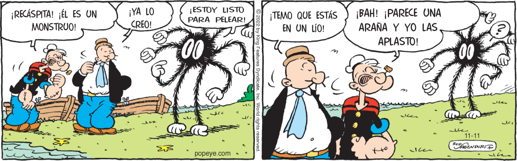 Popeye Comic Strip 2022-12-02 | Comics Kingdom