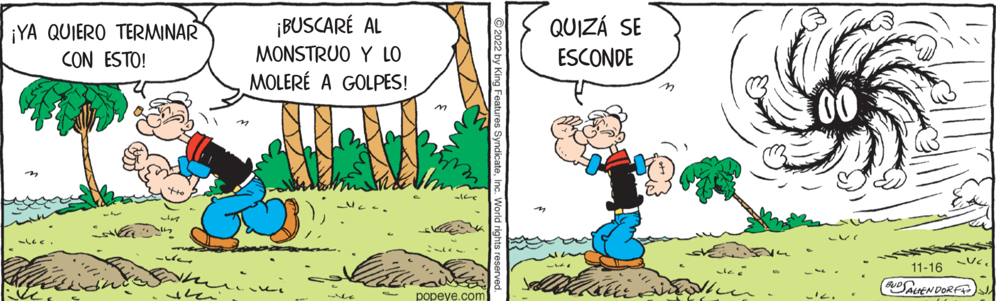 Popeye Comic Strip 2022-12-07 | Comics Kingdom