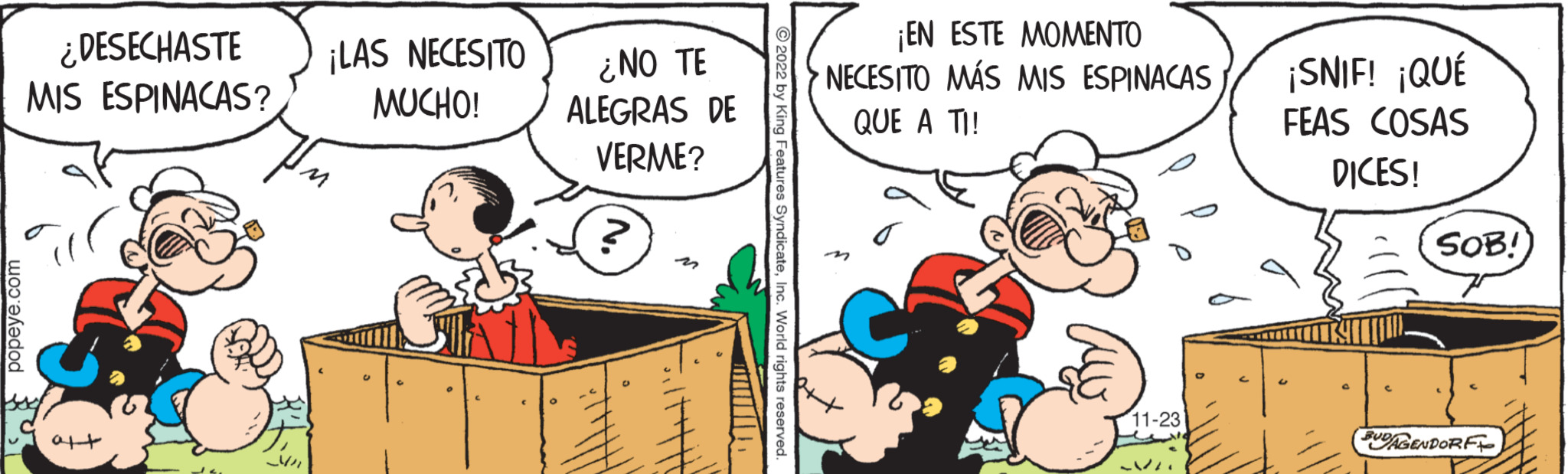 Popeye Comic Strip 2022-12-14 | Comics Kingdom