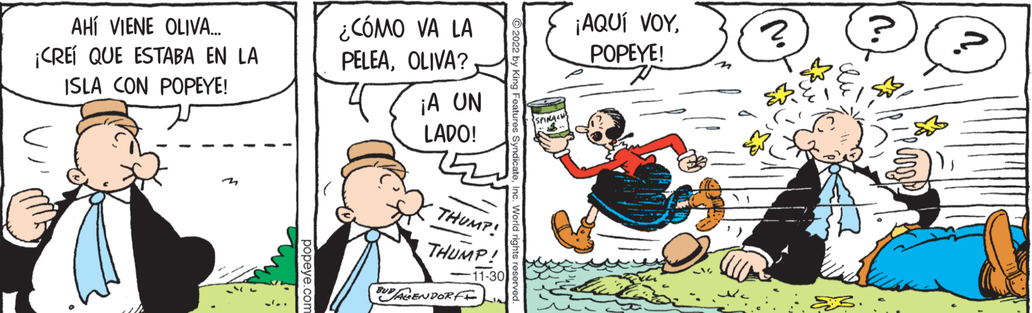 Popeye Comic Strip 2022-12-21 | Comics Kingdom