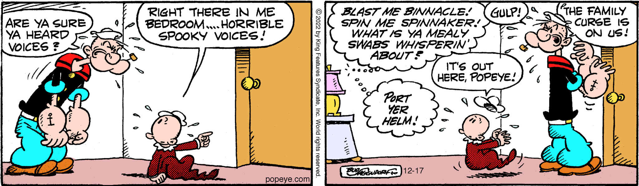 Popeye Comic Strip 2022-12-17 | Comics Kingdom