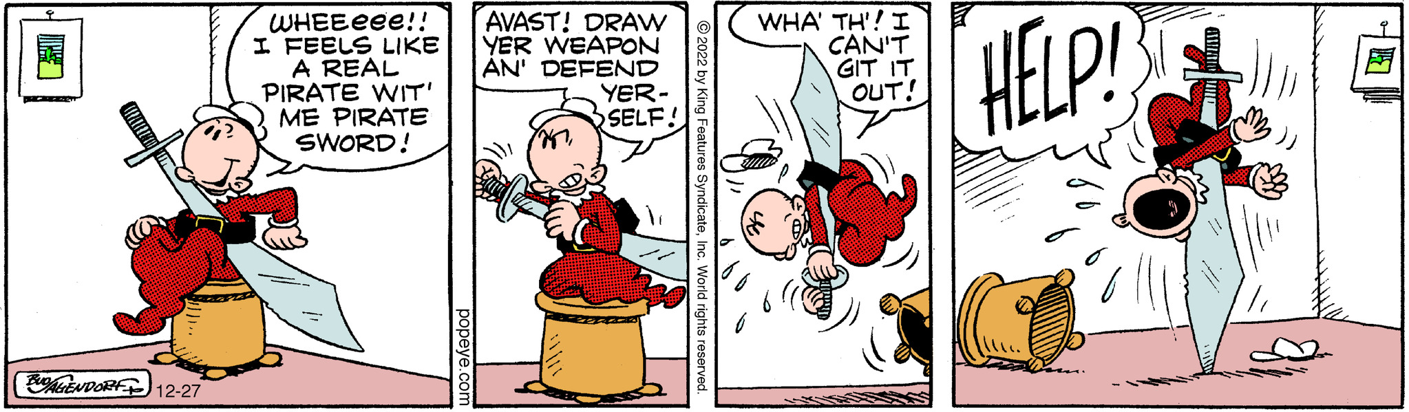 Popeye Comic Strip 2022-12-27 | Comics Kingdom