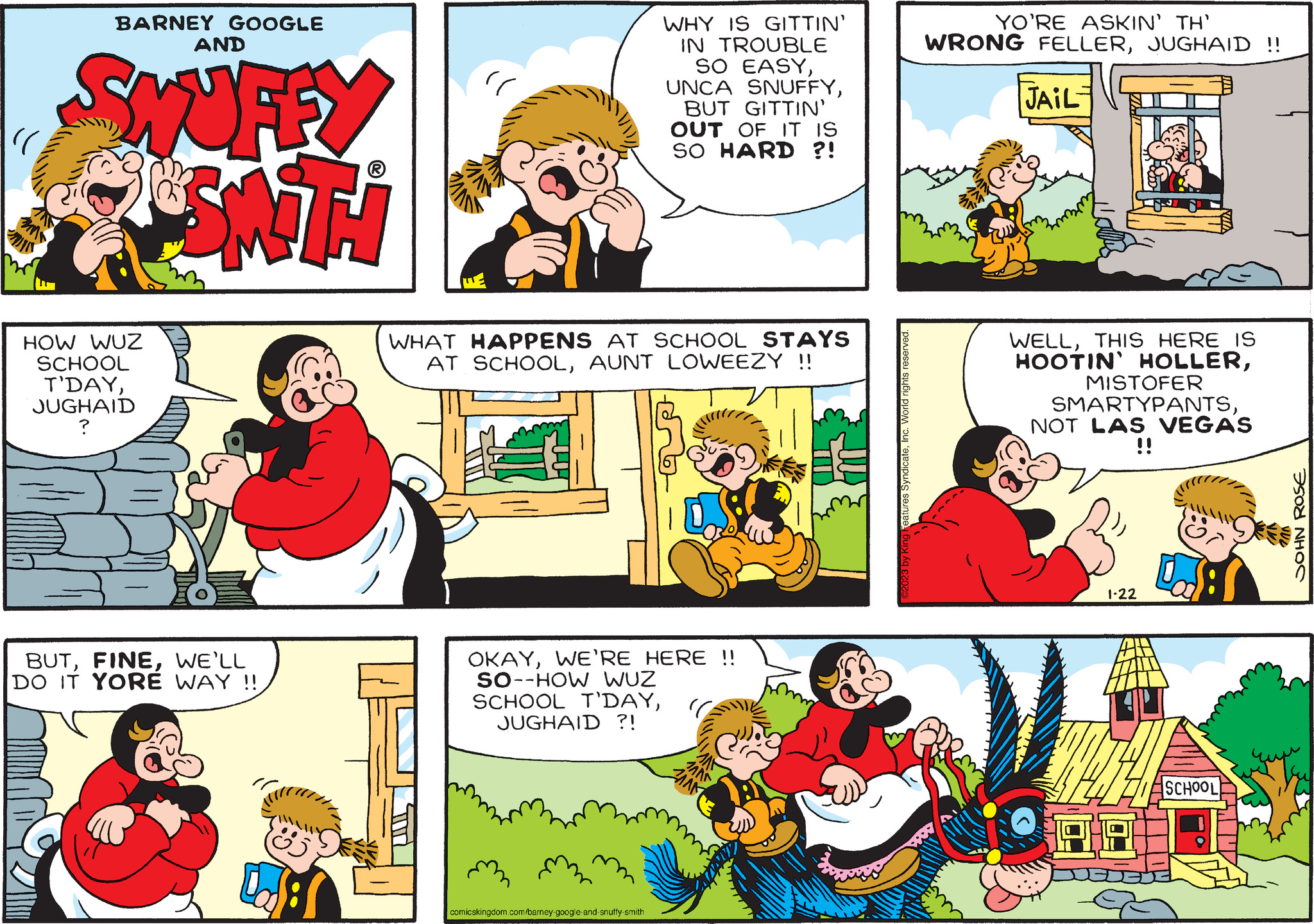 Barney Google And Snuffy Smith Comic Strip 2023-01-22 | Comics Kingdom