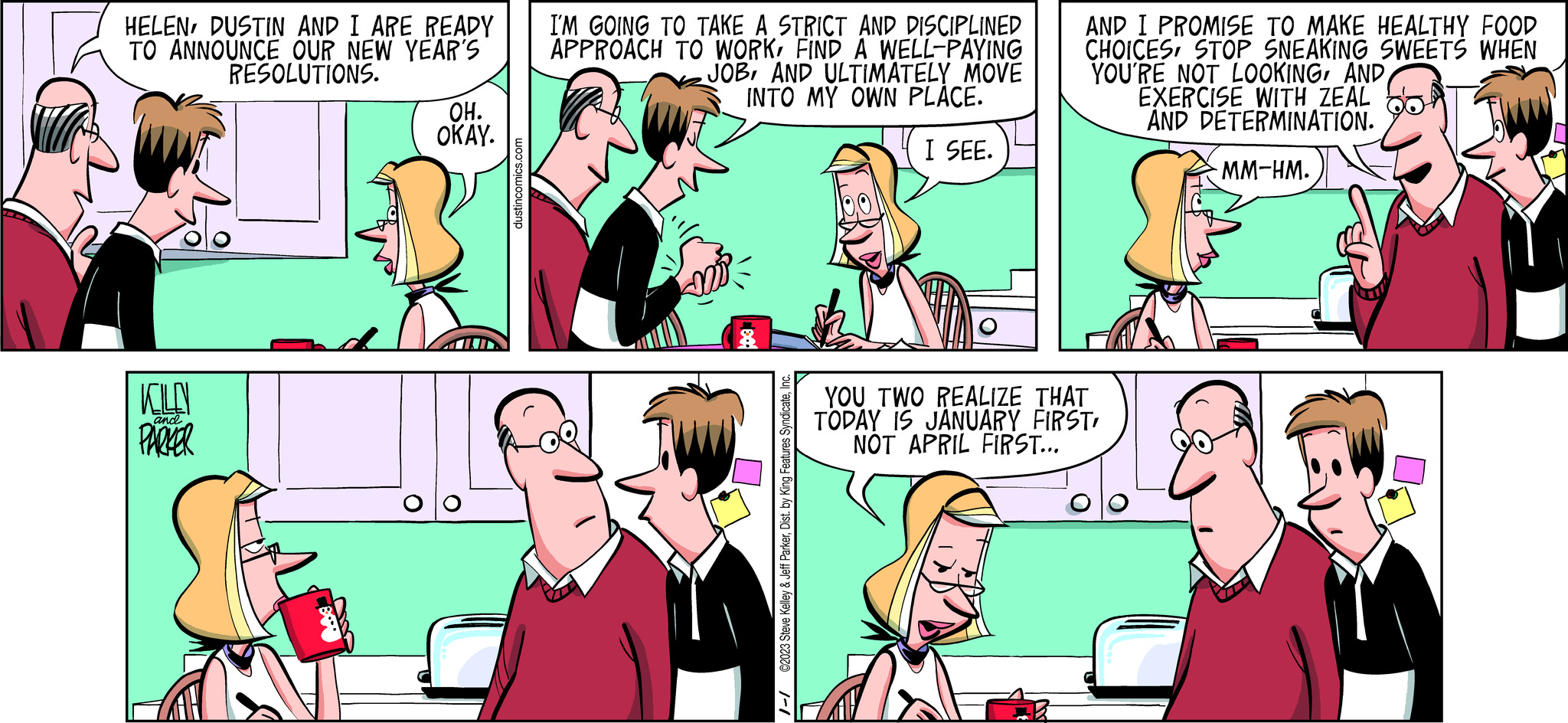 Dustin Comic Strip 2023-01-01 | Comics Kingdom