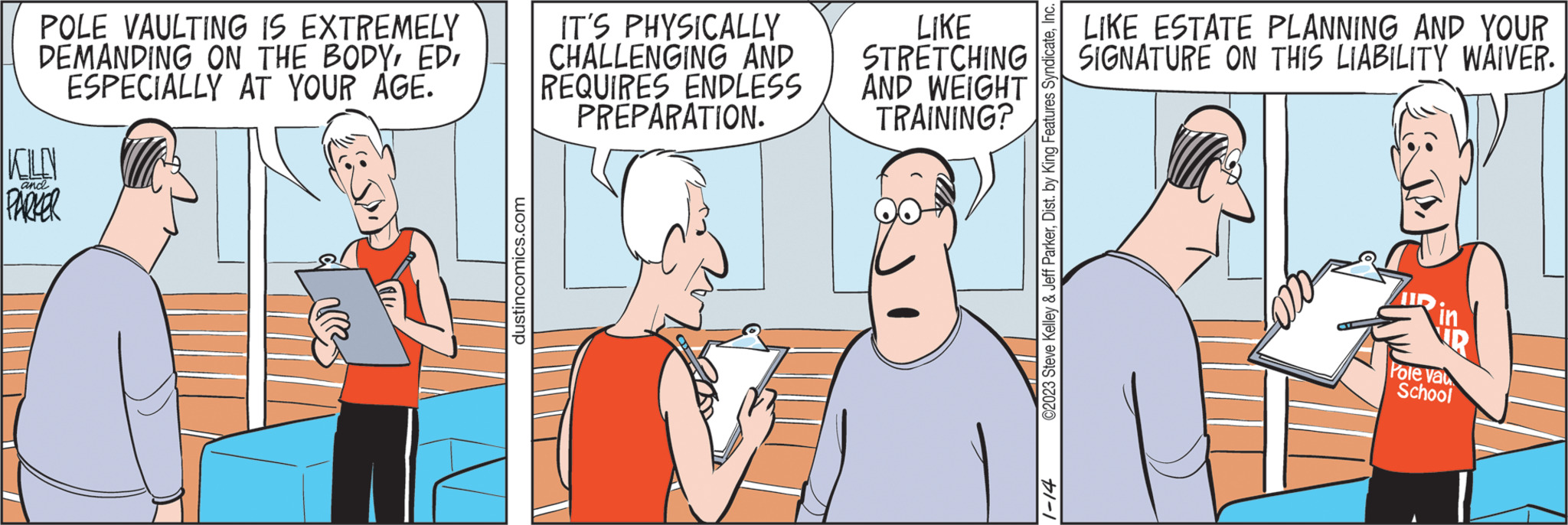 Dustin Comic Strip 2023-01-14 | Comics Kingdom