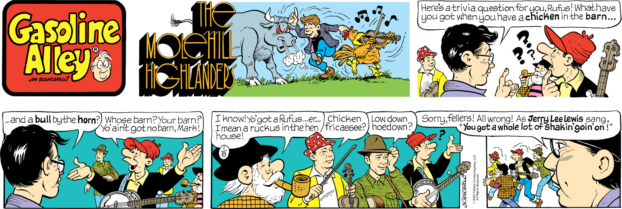 Gasoline Alley Comic Strip 2023-01-08 | Comics Kingdom