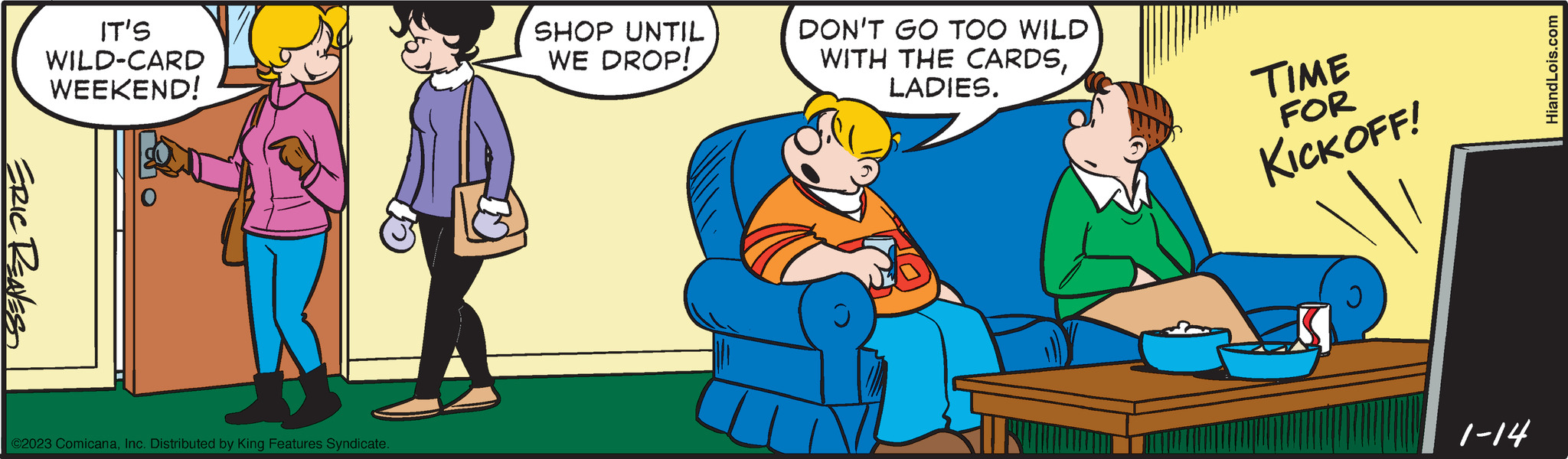 Hi And Lois Comic Strip 2023 01 14 Comics Kingdom