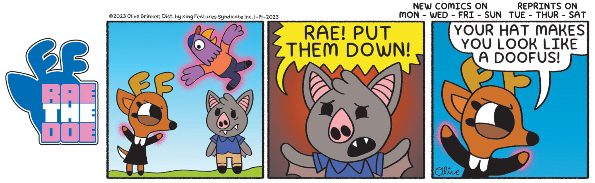 Rae The Doe Comic Strip 2023-01-14 | Comics Kingdom