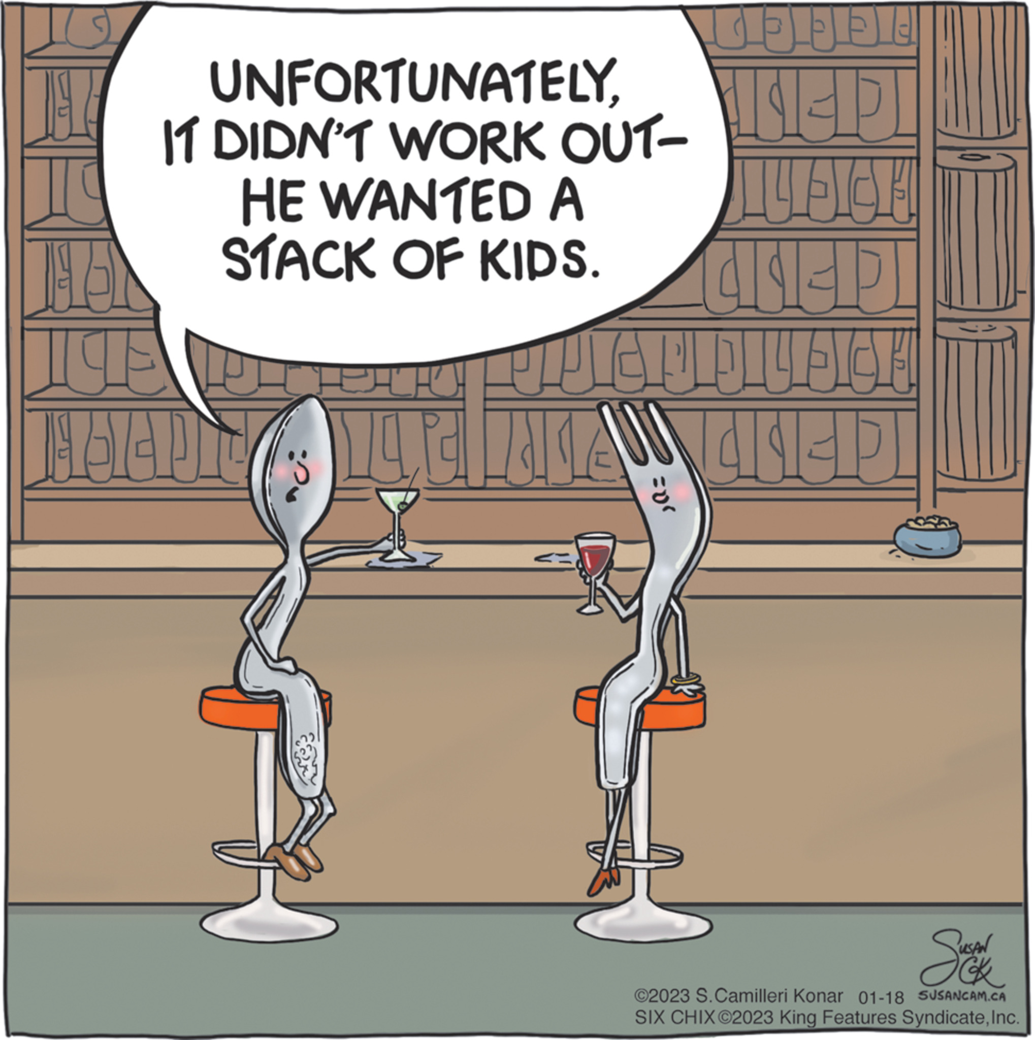 Six Chix Comic Strip 2023-01-18 | Comics Kingdom